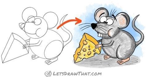 How To Draw A Mouse