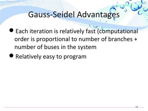 Newton Raphson Method For Load Flow Analysis Ppt Physics Science