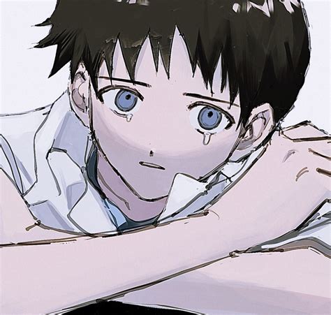 Ikari Shinji Neon Genesis Evangelion Drawn By A Danbooru