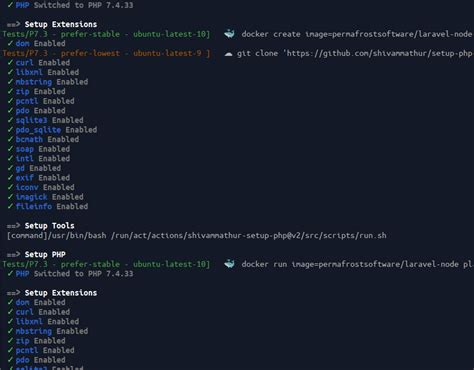 Github Permafrost Devlaravel Act Docker Docker Images To Run Setup