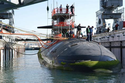 Uss Helena Ssn 725 In Dry Dock Arco Ardm 5 At Naval Base Point Loma Calif On Jan 10