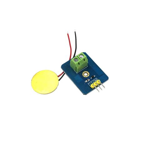 模擬壓電式陶瓷震動感測器 Arduino 振動感測器模組 台灣智能感測科技