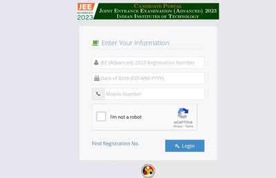 JEE Advanced AAT 2023 Registration Begins At Jeeadv Ac In Application Link Here Times Of India