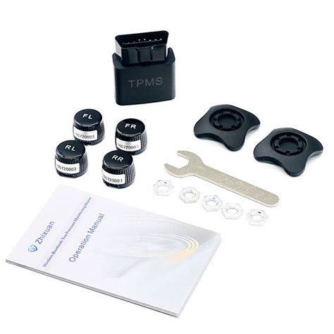 bluetooth ios android phone tpms external sensors diy installation