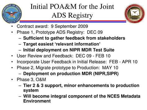 Ppt Dod Authoritative Data Source Activities Powerpoint Presentation Id 5609618