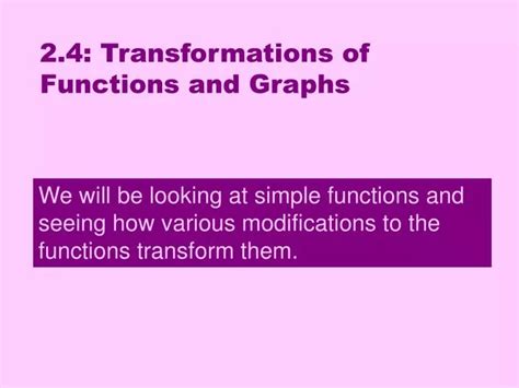 PPT Transformations PowerPoint Presentation Free Download ID 5416392