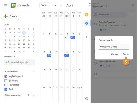 Work With Task Lists CustomGuide