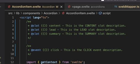 slot and event description bugs · issue 102 · carbon design system sveld · github