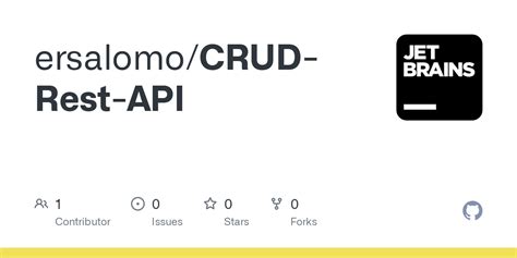 GitHub Ersalomo CRUD Rest API