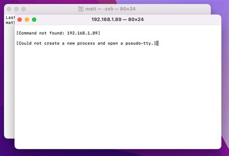 Mac Os Terminal Help Could Not Create A New Process And Open A Pseudo Tty Rmacos