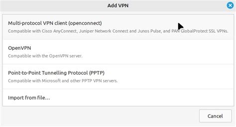 Connect To Cisco Asa Vpn With Linux Openconnect And Saml Authentication Using Linux Mint · A