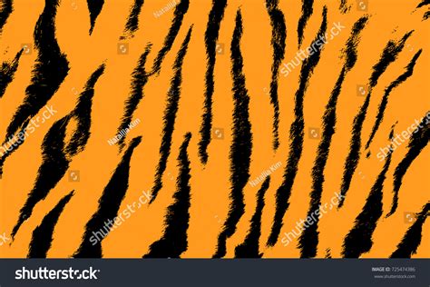 Background Pattern Texture Tiger Orange Stripe Stock Vector Royalty