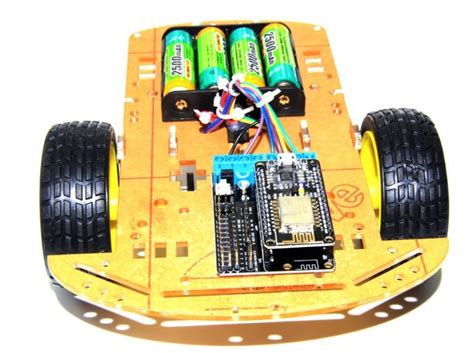 2wd L293d Wifi Rc Smart Car With Nodemcu Shield For Esp 12e Based On