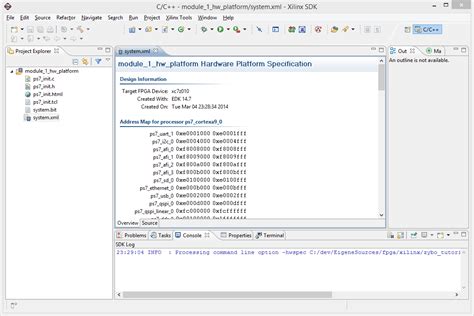 zybo quick start tutorial