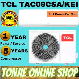 TCL Split Type KE Series INVERTER Aircon 1HP Lazada PH