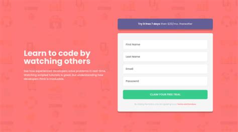 Frontend Mentor Responsive Landing Page Using Css Flexbox Coding Challenge Solution