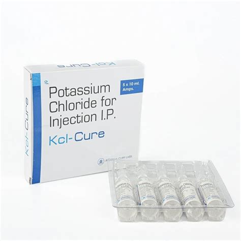 Kcl Cure Potassium Chloride Injection 10 Ml At ₹ 562unit In Nagpur
