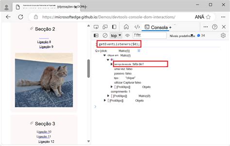 Interagir Com O Dom Com A Consola Microsoft Edge Developer Documentation Microsoft Learn