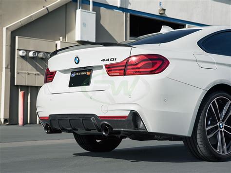 Bmw F32 F33 F36 M Sport Performance Style Carbon Fiber Diffuser