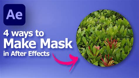 After Effects Mask Tutorial Youtube