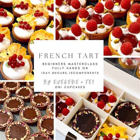 French Tart Beginners Masterclass Class Onicupcakes