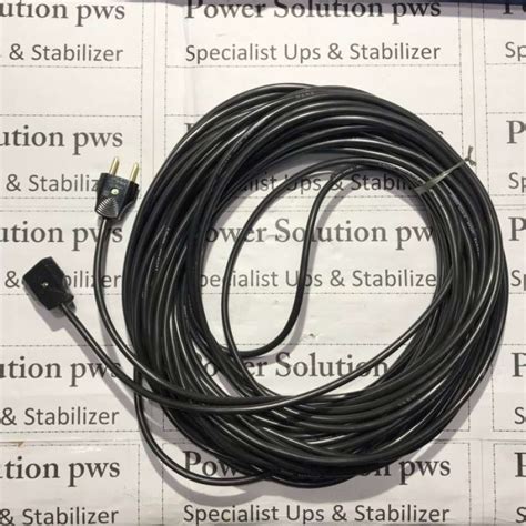 Promo Kabel Listrik Tambahan Extension Penyambung Colokan Pin Broco M Diskon Di Seller