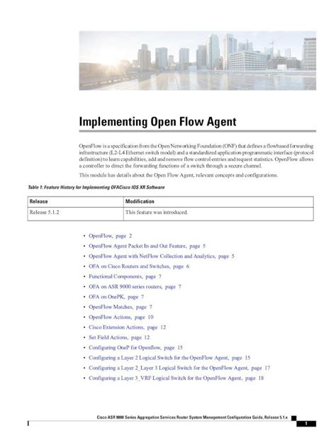 pdf implementing open flow agent · pdf fileimplementing open flow agent openflow matches