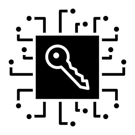 Premium Vector Key Network Vector Illustration