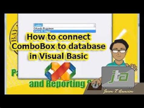 How To Connect ComboBox To Database In Visual Basic YouTube