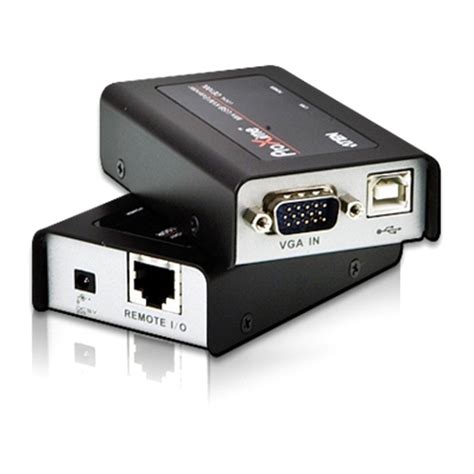 Aten Kvm Extender Kit Vga Usb Cat 5 Extender 1920x1200 60hz 30m