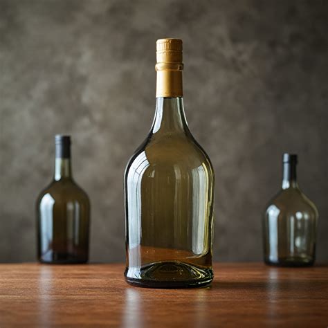 Clear Glass Wine Bottles With Corks For Premium Red Wine Packaging Daxin