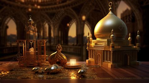 Eid Mubarak 3d Background For Idul Fitri Celebrations Ketupat Eid Mubarak 3d Eid 3d