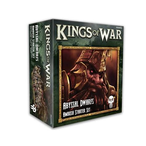Acheter Kings Of War Abyssal Dwarfs Ambush Starter Ludifolie