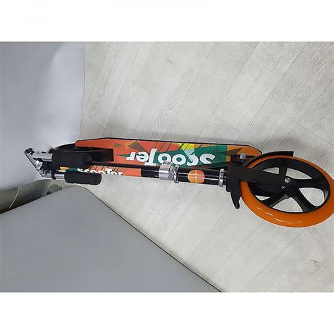 Городской самокат Scooter JC-627 оранжевый (колёса 200мм) - 627-оранж ...