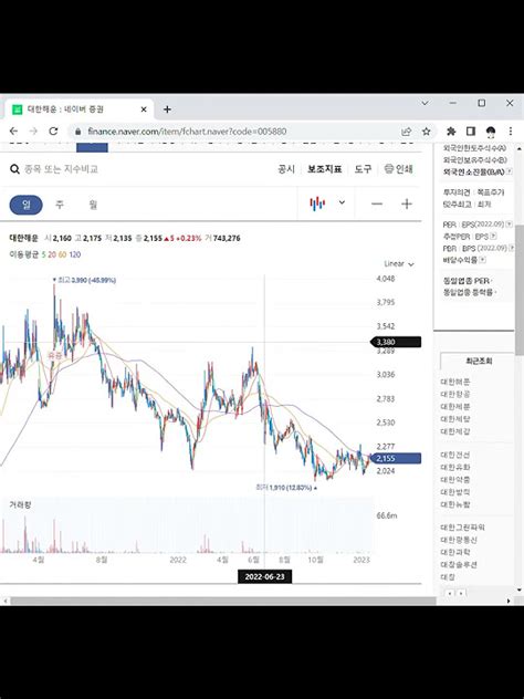 Lng액화천연가스 관련주 대한해운 1분 분석 Youtube