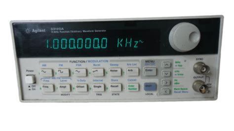 Agilent 33120A 15 MHz Function Arbitrary Waveform Generator Free Shipping EBay