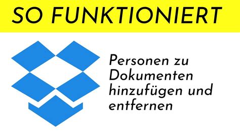 Personen In Dropbox Hinzufügen Und Entfernen Tutorial Netzpiloten Explain🔍 Youtube