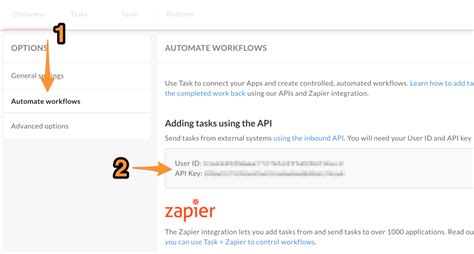 Connecting Zapier To Your Task Account Task Support Documentation