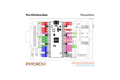 Pimoroni Pico Vga Demo Base Partco
