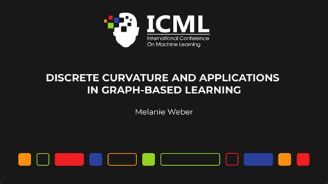 Melanie Weber · Discrete Curvature And Applications In Graph Based
