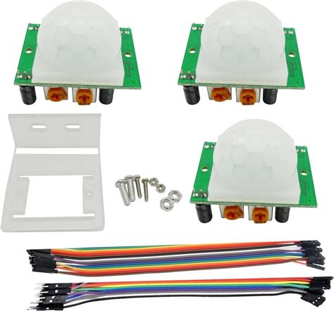 Jp Ferwooh Hc Sr501 赤外線pirモーションセンサー人体センサーモジュール3個専用ハウジング3個