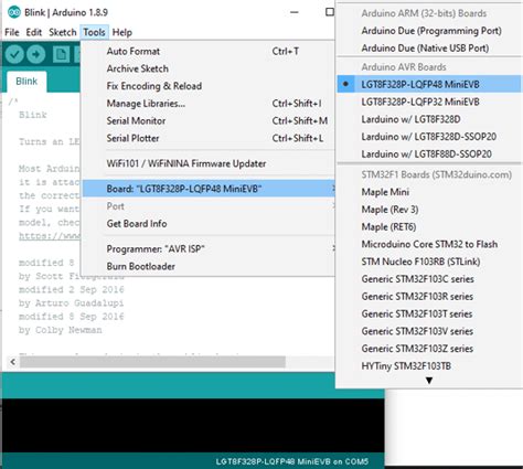 Arduino Nano 30 Lgt8f328p