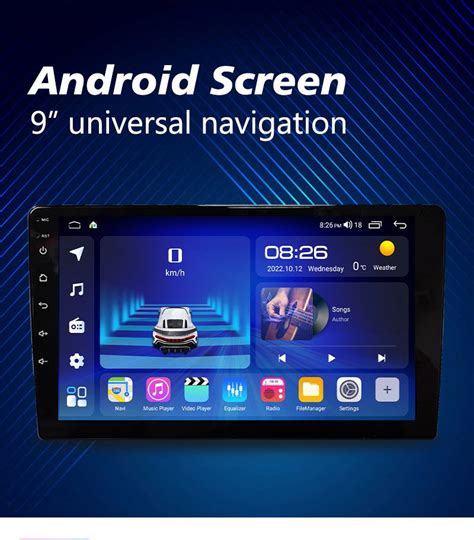 Built In Navigation Car Android Screen 9 Universal Navigation
