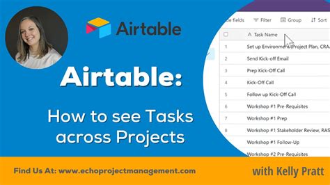 How To See Tasks Across Projects In Airtable Youtube