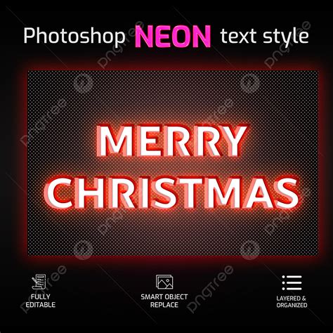 메리 크리스마스 일러스트 네온 3d 텍스트 효과 3d 본문 금속 Png 일러스트 및 Psd 이미지 무료 다운로드 Pngtree
