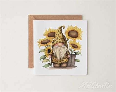Leopard Gnome Png Spring Gnome Png Gnome Png Sunflowers Png Spring