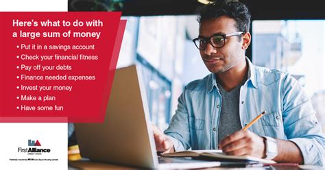 What Is The Best Thing To Do With A Large Sum Of Money