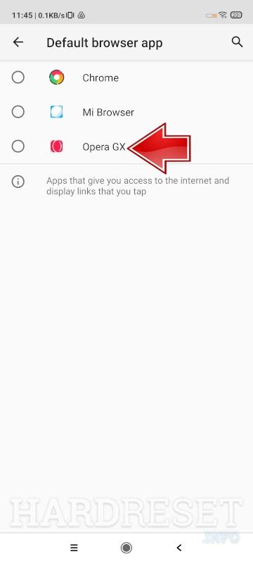 How To Set Opera GX As Default Browser HardReset Info