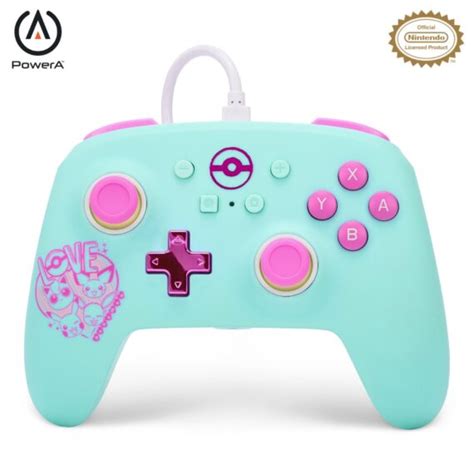 Manette Switch Filaire Avec Palette Pokémon Pikachu Et Ses Amis