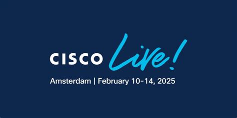 Brian Stout On Linkedin Cisco Live 2025 Amsterdam